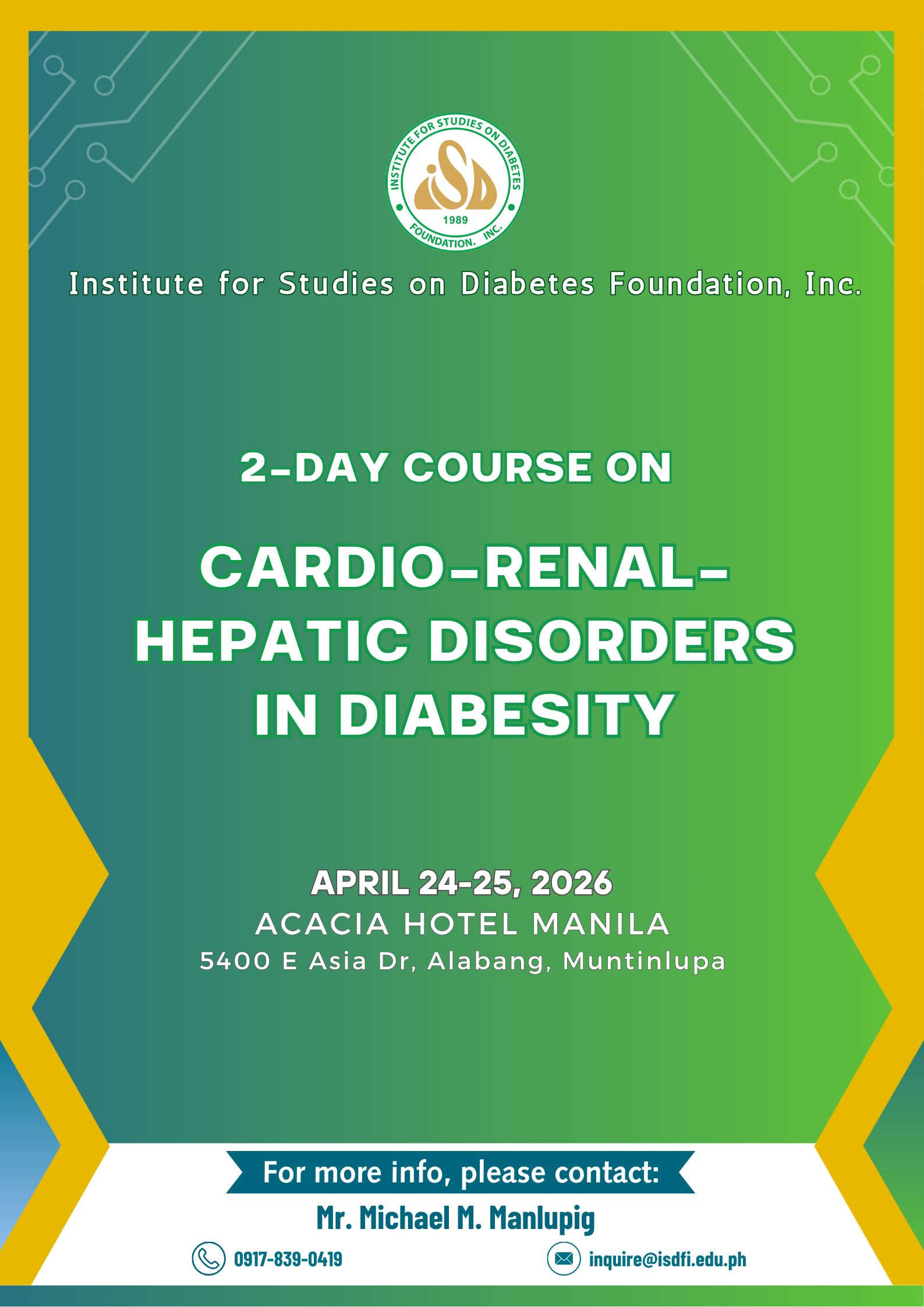 Institute for Studies on Diabetes Foundation Inc.